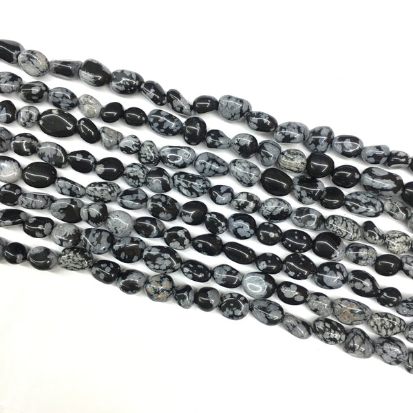 Snowflake nugget 6X8mm - American Bead Corp